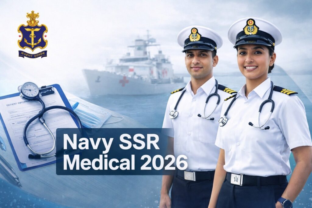 Official Indian Navy SSR Medical Recruitment 2026 – Apply Online for ...